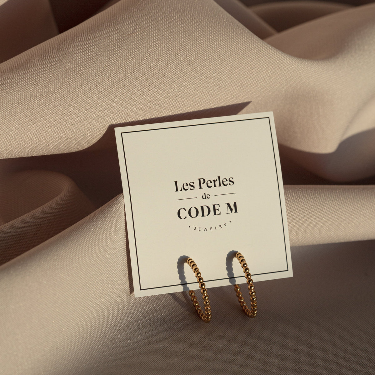 Auskarai „Luxe Bubble Hoop“ 925 Sidabras – CodeM jewelry